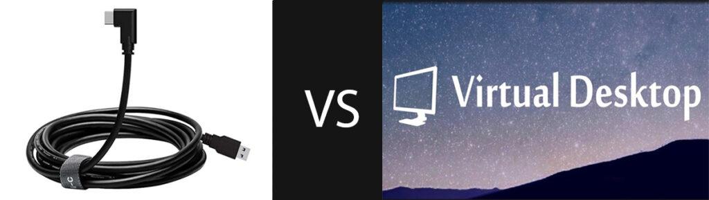 חיבור אוקולוס קווסט למחשב (וירטואל דסקטופ ולינק) - LoginVR